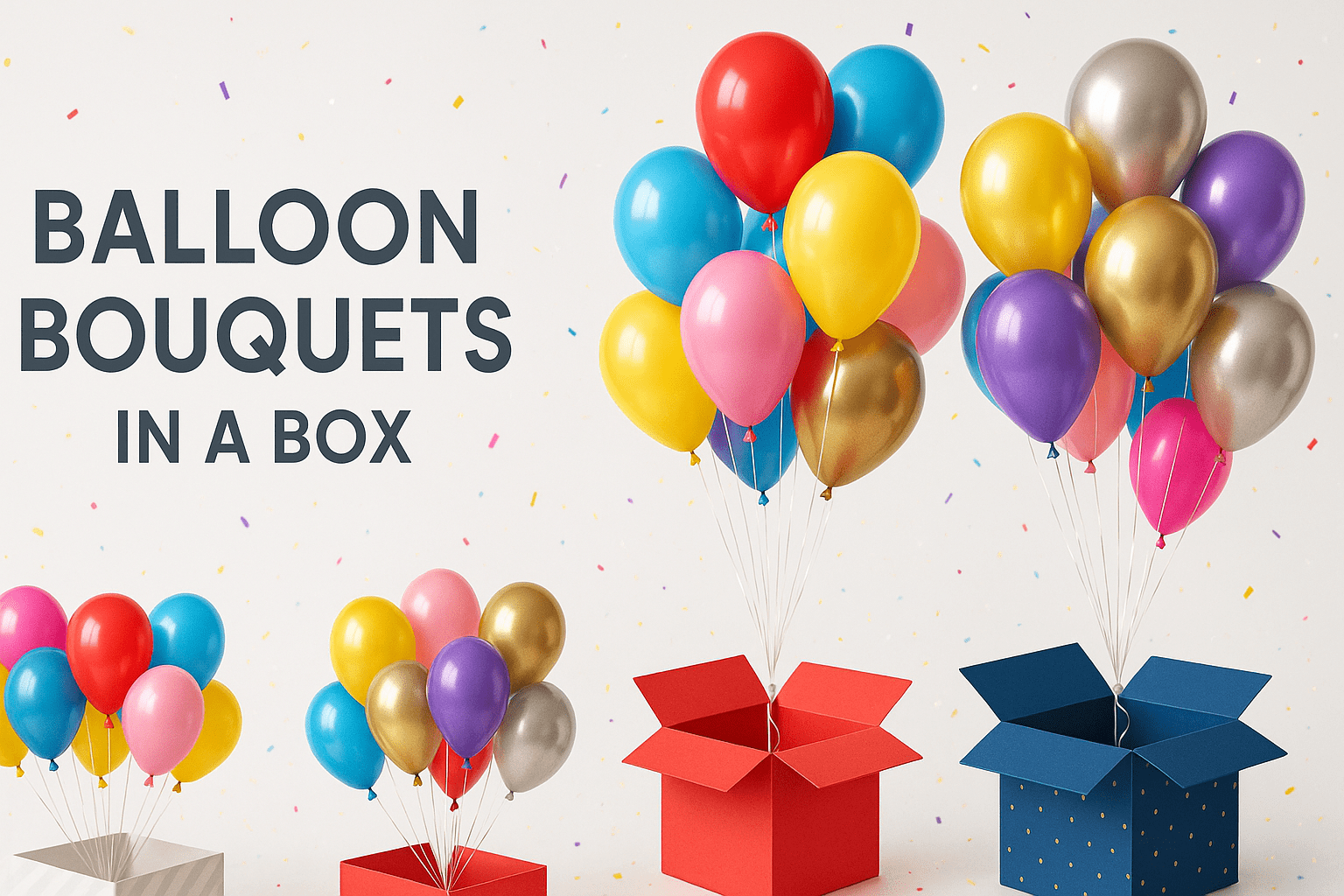 Send Balloons in a Box | Surprise Balloon Bouquets – Balloons N' More