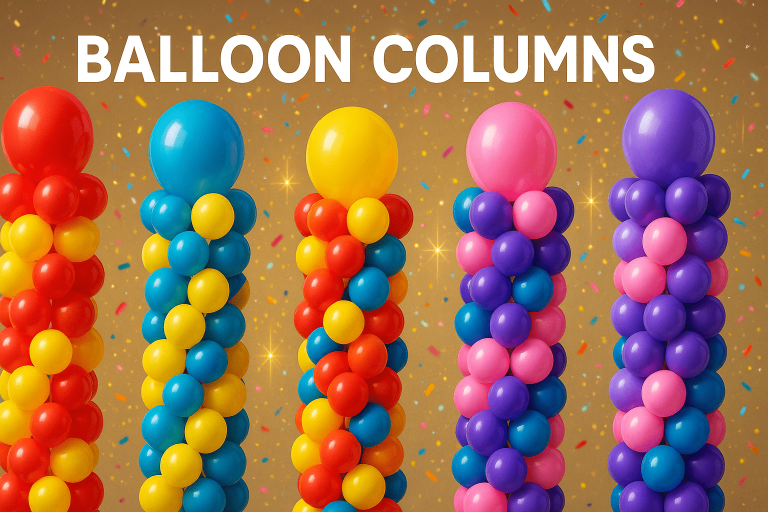 Balloon Columns | Balloon Pillars & Towers for Parties – Balloons N' More