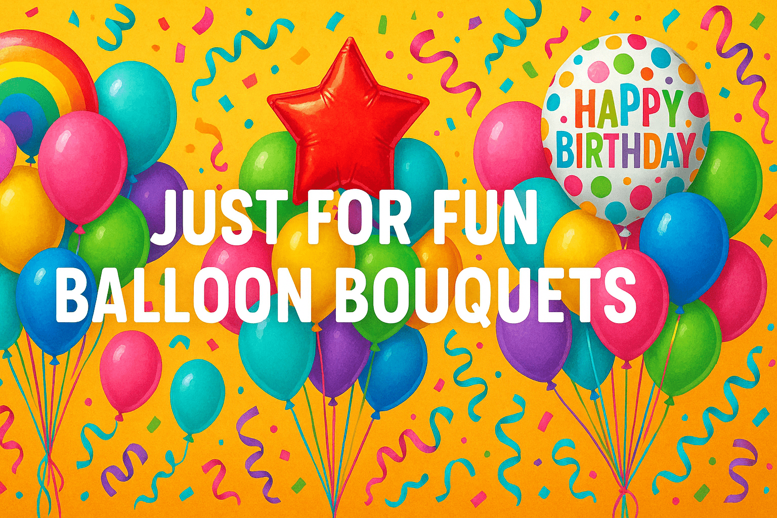 Just For Fun Balloon Bouquets | Novelty & Party Balloons – Balloons N' More